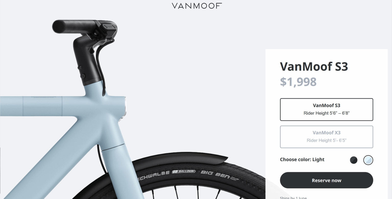 Preview: The new S3 and X3 e-bikes from Vanmoof - urbanbike.news