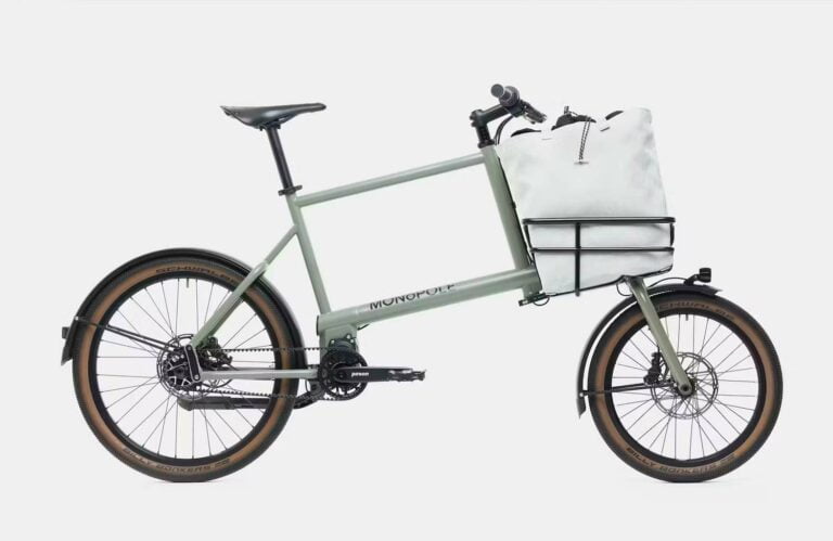 Monopole Toolbike No 01: Lightweight mini cargo bike with invisible e ...