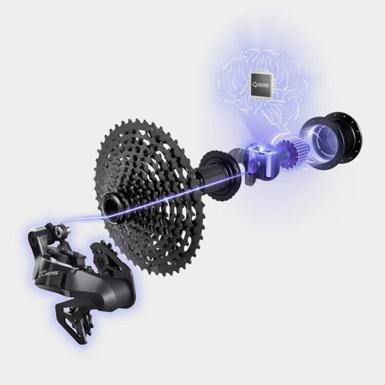 Shimano Q'Auto: automatic shifting for analog bikes on the Rose Sneak 3 ...